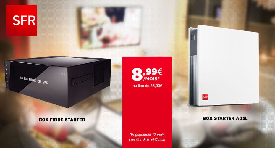 La Box de SFR (aussi) en promotion, en ADSL ou fibre optique