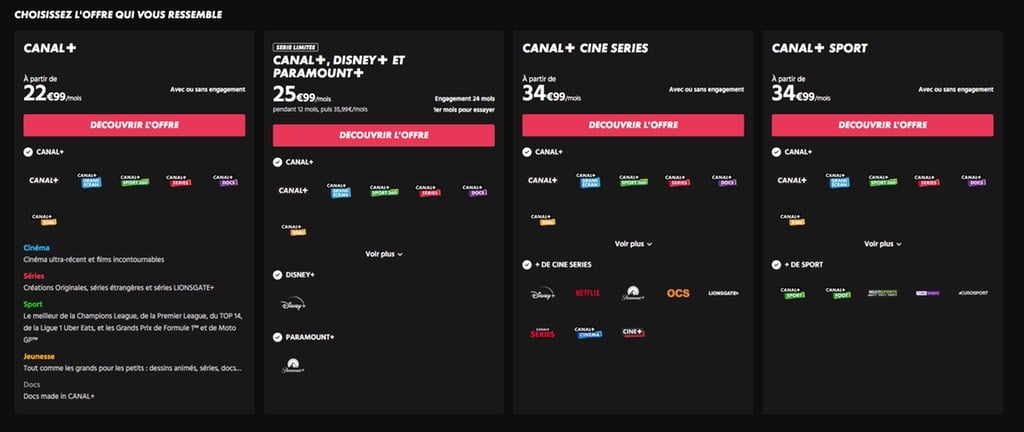 CANAL+ augmente (encore) ses tarifs