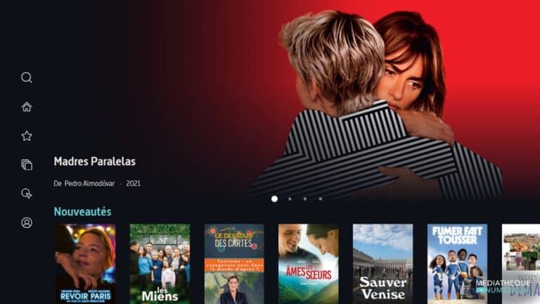 Médiathèque Numérique disponible sur box et TV connectée